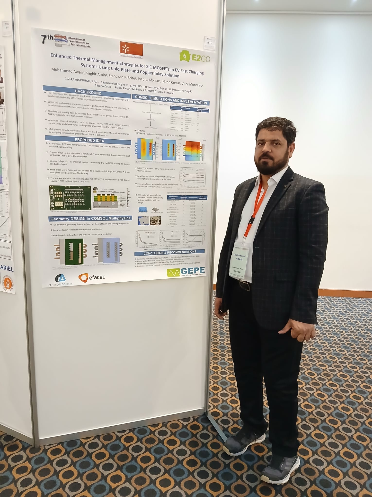 Muhammad Awais premiado com o melhor poster na IEEE ICDCM 2025 - Centro ALGORITMI